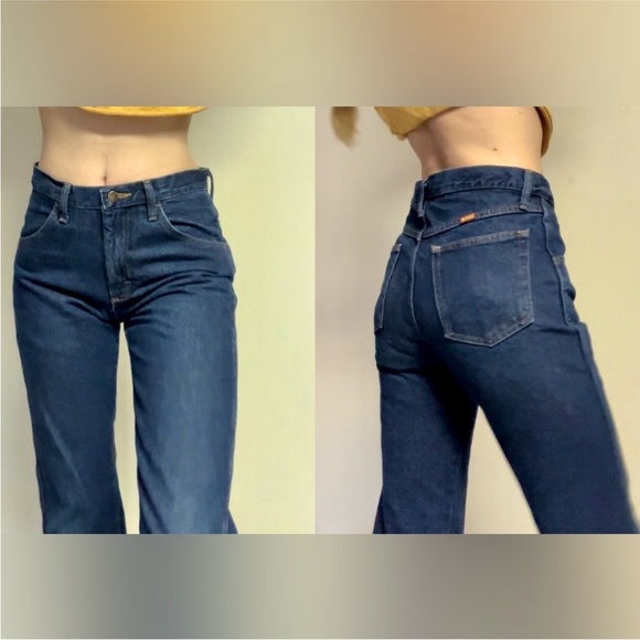 Rustler | Jeans | Vintage Rustlwr By Wrangler Rigid Straight 32x3 Dark ...